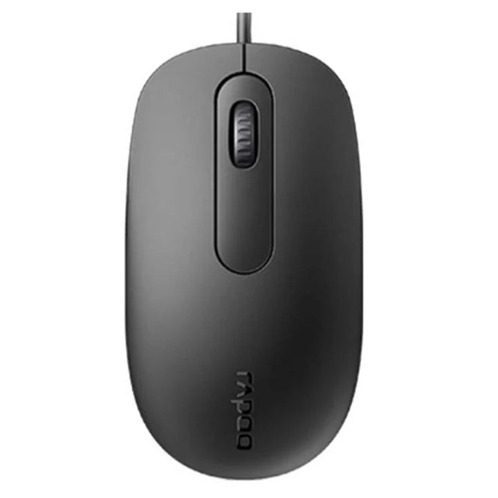 Rapoo N200 Wired Optical Mouse Black in Kuwait – Stckwt
